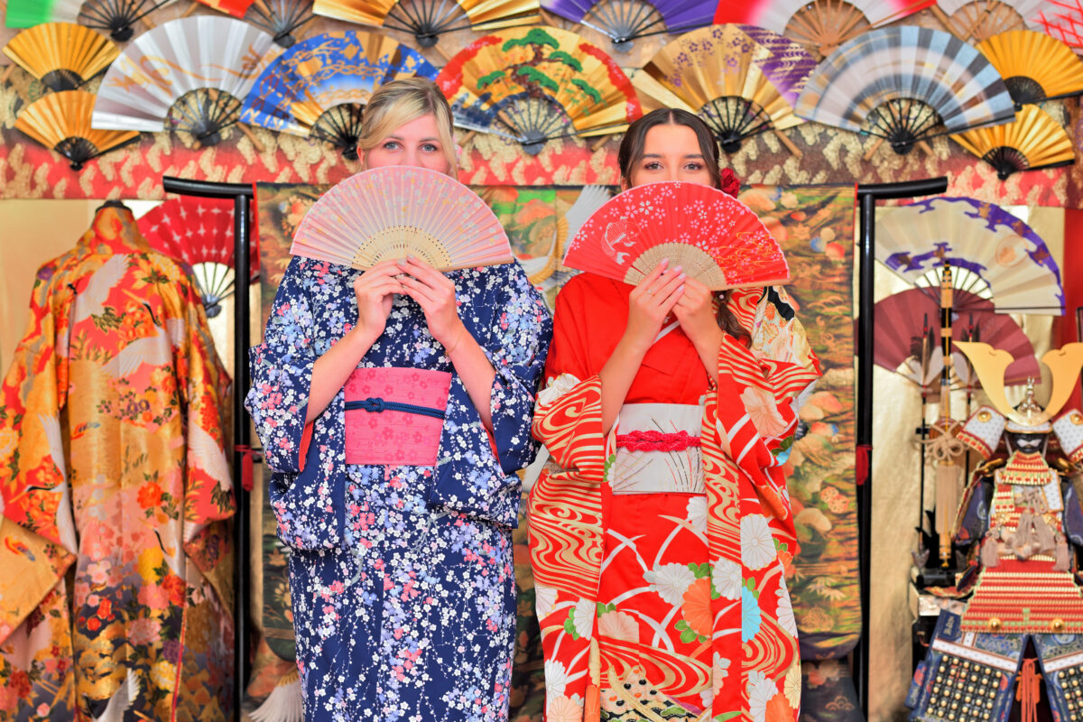 Kimono experience in Narita Japan. | Kimono Studio HANABI