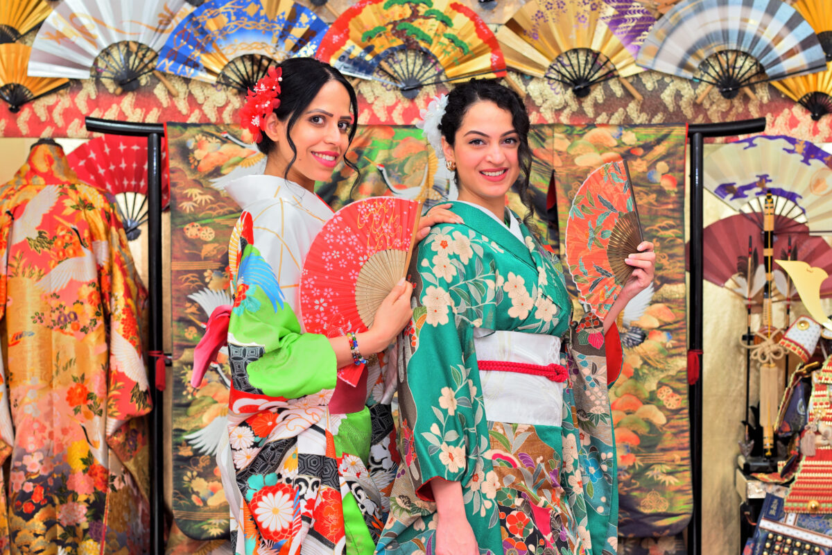 Kimono experience in Narita Japan. | Kimono Studio HANABI