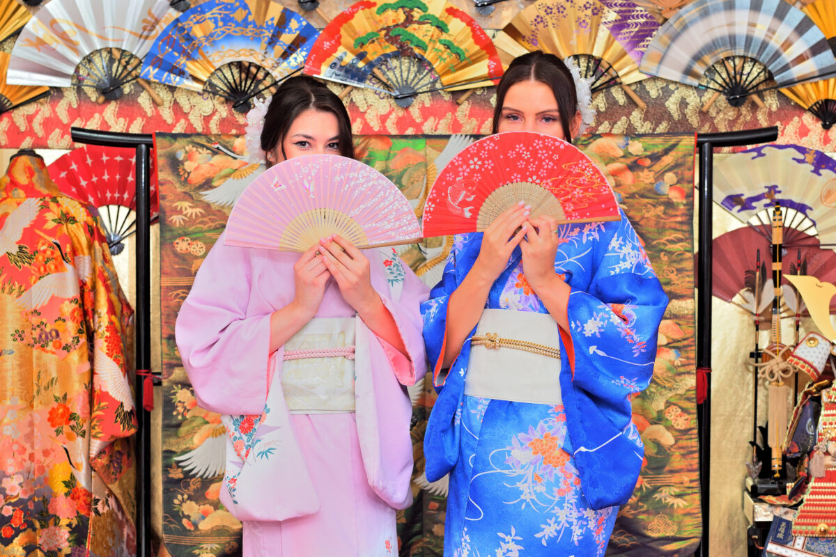 Kimono experience in Narita Japan. | Kimono Studio HANABI